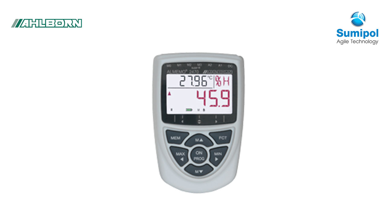 Professional measuring instrument and data logger ALMEMO® 2470 - Sumipol