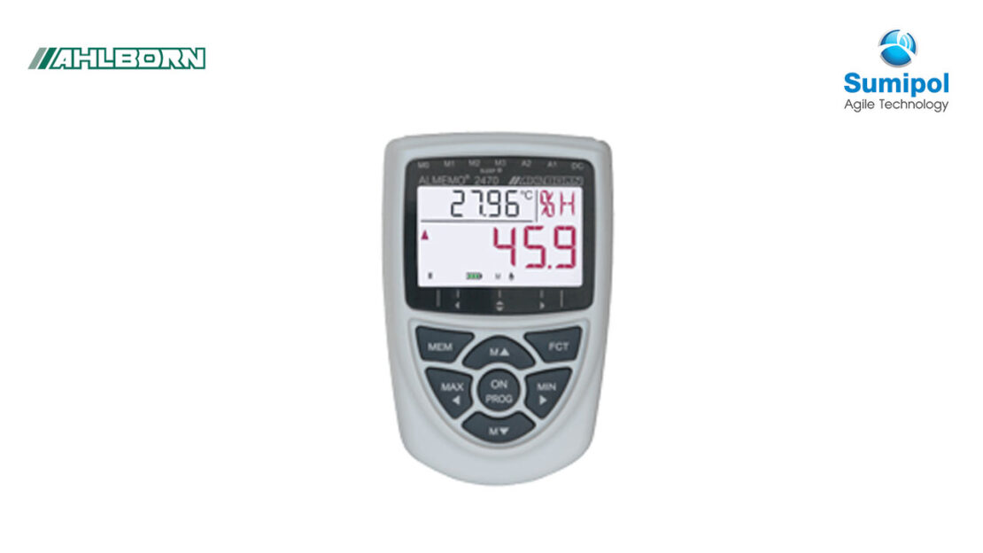 Professional measuring instrument and data logger ALMEMO® 2470 - Sumipol