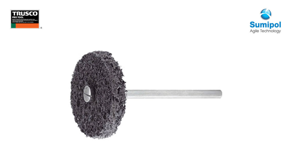 Shank Mounted Felt Wheels with Shaft - Sumipol