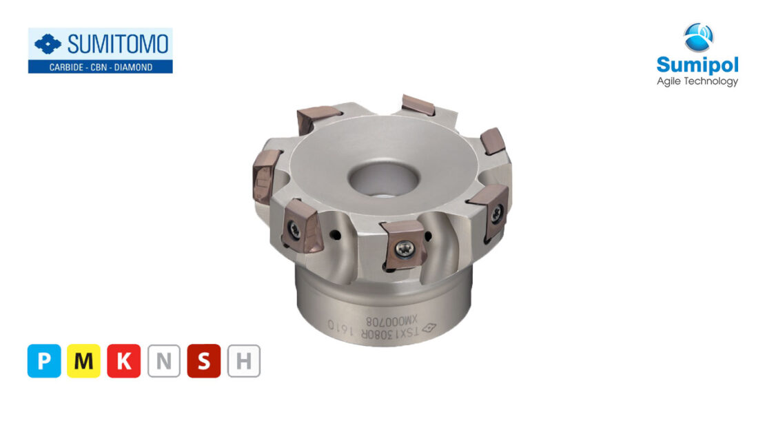 TSX - HIGH PRECISION TANGENTIAL SHOULDER MILLING CUTTERS - Sumipol
