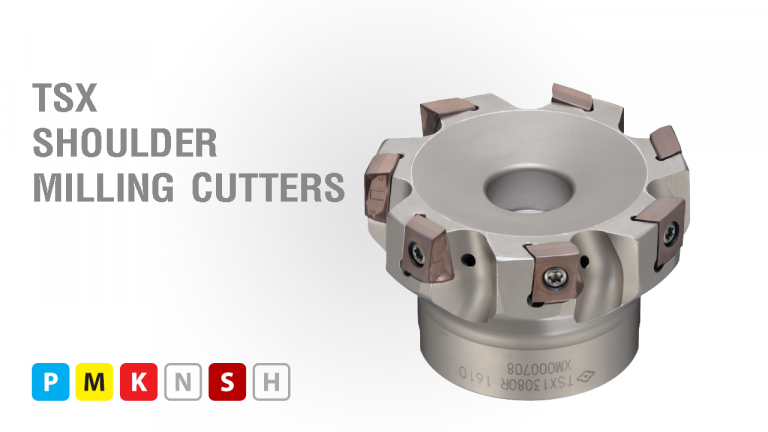 TSX - HIGH PRECISION TANGENTIAL SHOULDER MILLING CUTTERS - Sumipol