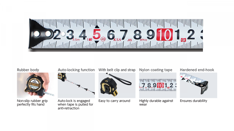 AUTO LOCK TAPE MEASURE PRO KAIDAN - Sumipol