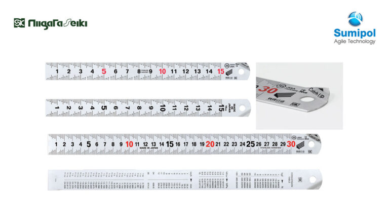 CATCH UP STAINLESS STEEL RULER KAIDAN / KAIDAN FINE - Sumipol