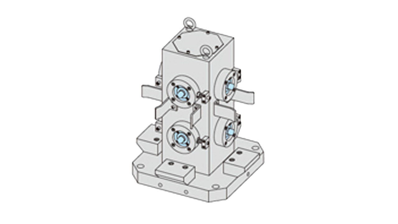 Q-LOCK ELEMENTS EMBEDDED BLOCKS, 4 FACES, FOR MOUNTING VISES - Sumipol