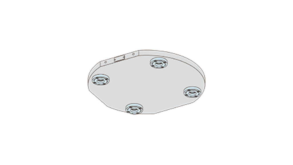 Q-LOCK ELEMENTS EMBEDDED ROUND PLATES (Flat) - Sumipol