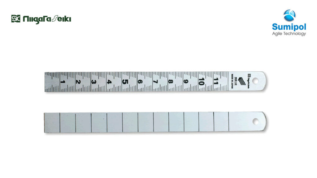 STAINLESS STEEL RULER KAIDAN WITH RULER STOPPER - Sumipol