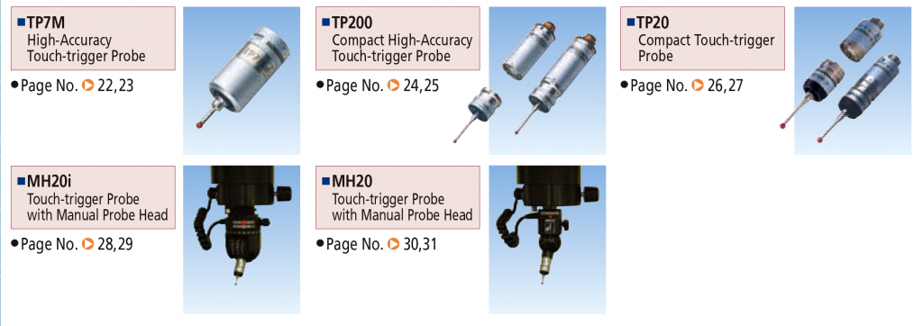 Probes - หัวโพรบสำหรับเครื่อง CMM - Sumipol