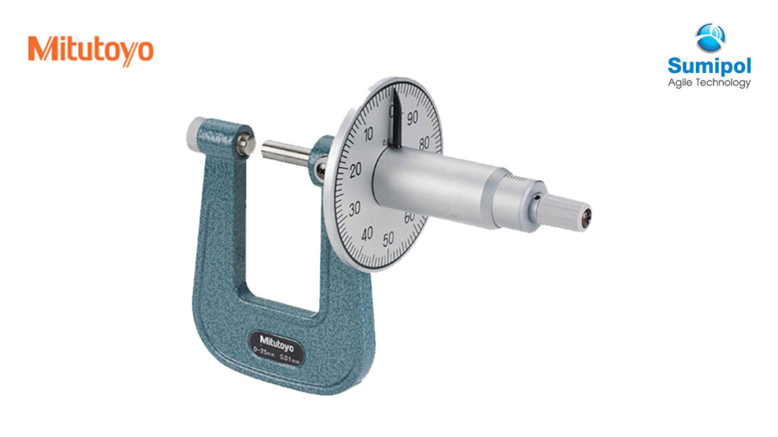 ไมโครมิเตอร์ วัดแผ่นโลหะ แบบไดอัล - สินค้าคุณภาพ จากญี่ปุ่น - Sumipol