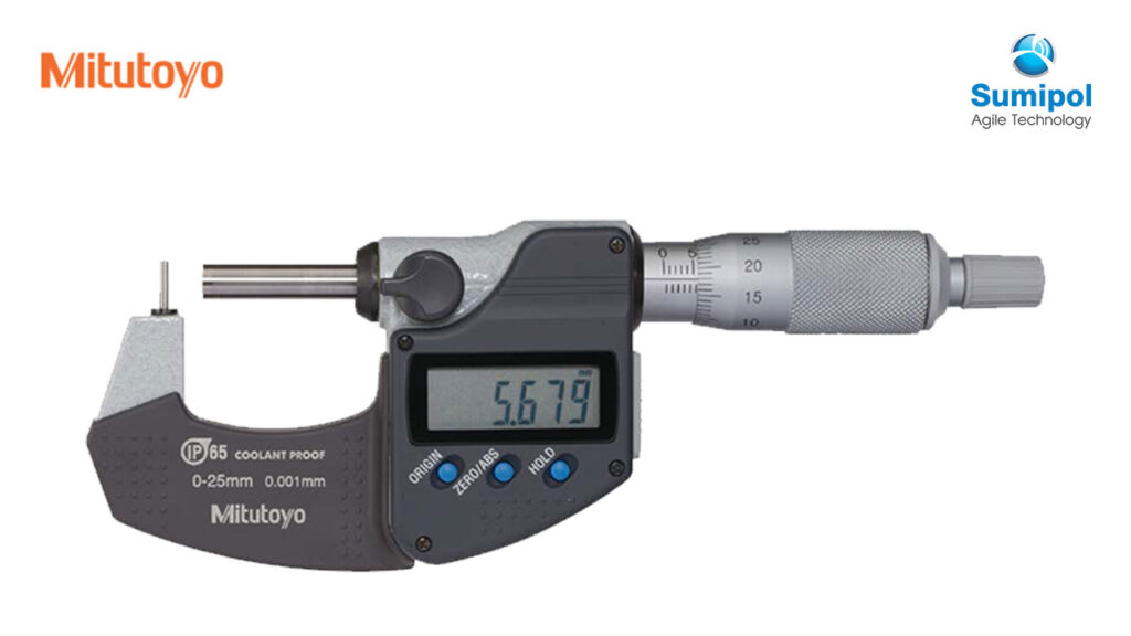 SPHERICAL AND CYLINDRICAL ANVIL TYPE MICROMETER - Sumipol