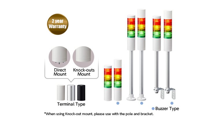 LR5 Series 50mm LED Signal Tower Lights - Sumipol