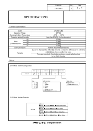 LR6-E-MZ Multi-Color LED Unit for LR6 60mm Signal Towers - Sumipol