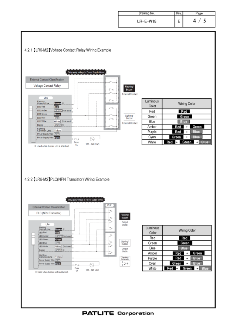 LR6-E-MZ Multi-Color LED Unit for LR6 60mm Signal Towers - Sumipol