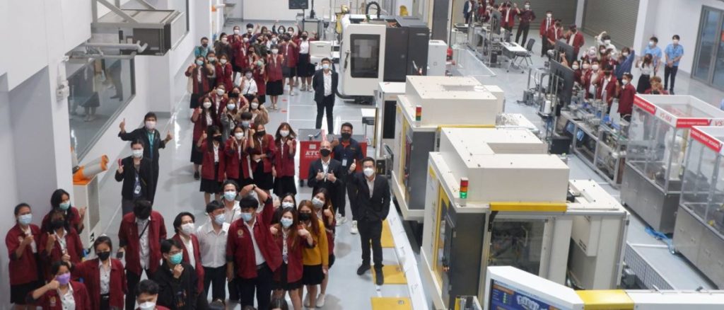 SIMTEC ต้อนรับ คณะอาจารย์ นักศึกษา วิศวฯ ม.เกษตรฯ ศรีราชา เข้าศึกษาดูงาน LEARNING FACTORY - Sumipol