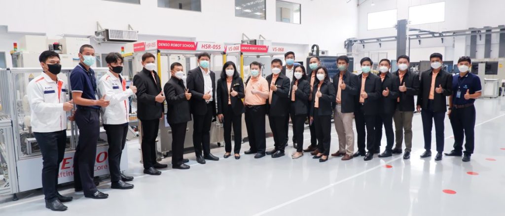 คณะนักศึกษาปริญญาโท คณะครุศาสตร์อุตสาหกรรม มจพ. เข้าศึกษาดูงาน LEARNING FACTORY SIMTEC - Sumipol