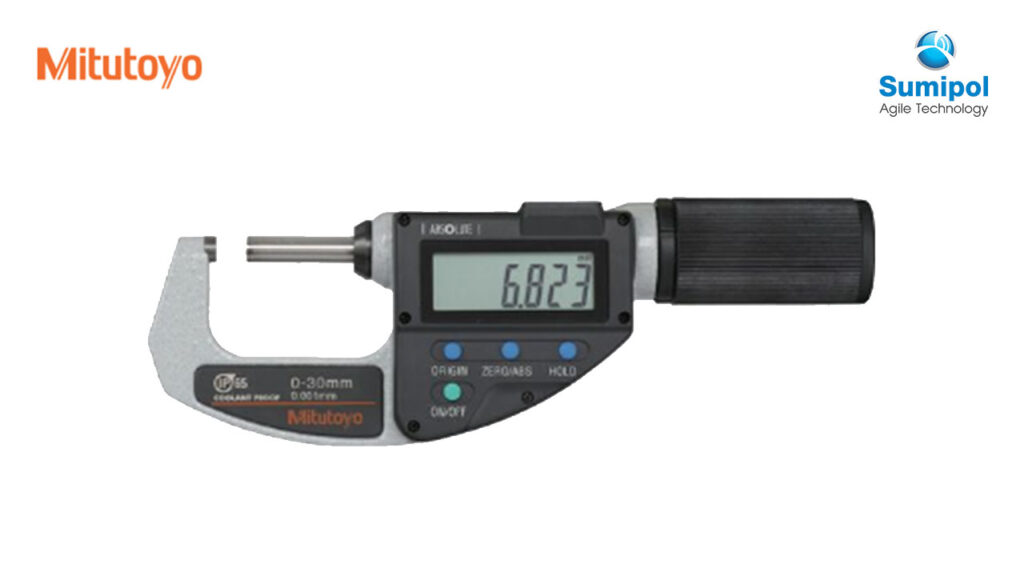 Quickmike ดิจิทัลไมโครมิเตอร์ แบบแกนวัดไม่หมุน - Sumipol