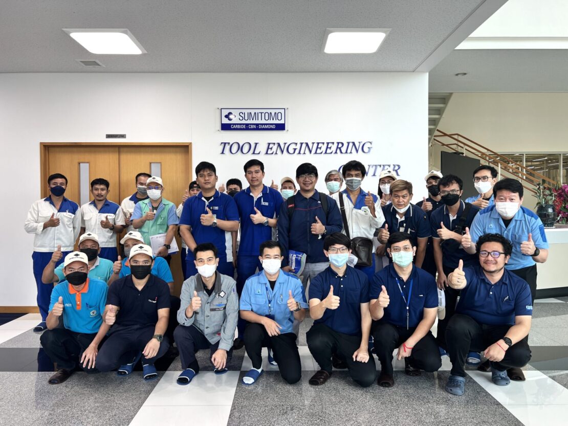 สุมิพล ร่วมกับ ซูมิโตโม จัดฝึกอบรมหลักสูตร “Fundamental of Cutting Tool Technique” - Sumipol
